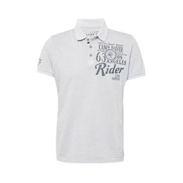 CAMP DAVID Poloshirt 'Road Rebel' Herren Gr&ouml;&szlig;e S anthrazit / graumeliert