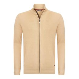 Jacey Quinn Strickjacke Herren Gr&ouml;&szlig;e XXXL sand