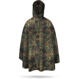 Normani Regenponcho 'Cherrapunji' Herren Gr&ouml;&szlig;e XL/XXL braun / gr&uuml;n / khaki / schilf