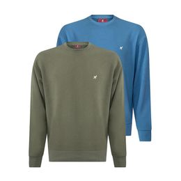 Williot Sweatshirt male Blue, Green size S