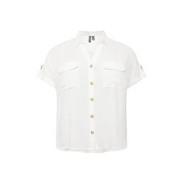 Vero Moda Curve Bluse 'VMCBUMPY' Damen Gr&ouml;&szlig;e XL wei&szlig;