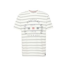 FQ1924 T-Shirt Herren Größe S marine / rot / eierschale