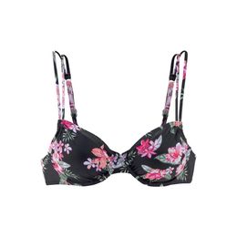 Lascana Bikini Top female Black size 38