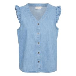 Kaffe Bluse 'Louise' Damen Gr&ouml;&szlig;e XXXL blue denim