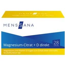 Magnesiumcitrat+D direkt Menssana Pulver 28 St