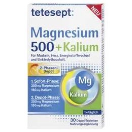 Tetesept Magnesium 500+Kalium Tabletten 30 St