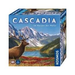 Kosmos Cascadia - im Herzen der Natur, Gesellschaftsspiel Spiel des Jahres 2022 Spieleranzahl: 1 - 4 Spieler Spieldauer: 1 Stunde Altersangabe: ab 10 Jahren
