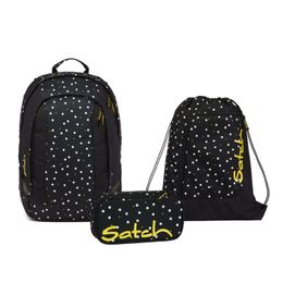 Satch Schulranzen Schulrucksack-Set AIR Lazy Daisy 3-teilig (3-teilig)