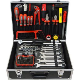 Famex Werkzeugset 758-63 Werkzeugkoffer gefüllt mit Werkzeug