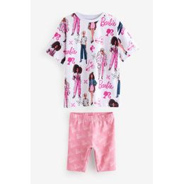next Pyjama Lizenzierter, kurzer Barbie Schlafanzug (2 tlg)