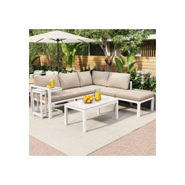Gotagee Gartenlounge-Set Garten-Lounge-Sessel-Set Eck-Lounge Gartenmöbel für 6–8 Personen