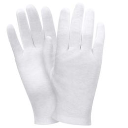 Gontence Baumwollhandschuhe Weiße Baumwolle Handschuhe Feuchtigkeit Handschuhe