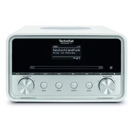 Technisat DIGITRADIO 586, Weiß/Silber DAB+ Internetradio mit CD-Player Digitalradio (DAB)