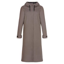 Elkline Regenjacke Drip Drop Extra lang seitliche Schlitze wasserdicht A-Linie