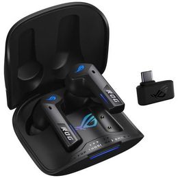 ASUS ROG Cetra True Wireless Speednova Gaming In Ear Kopfhörer Bluetooth® Stereo Schwarz Noise Cancelling Ladecase