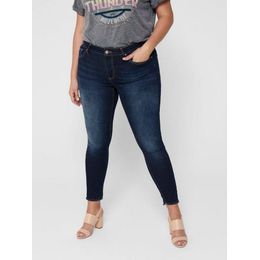 Only CARMAKOMA Skinny-fit-Jeans Skinny Stretch Jeans Curvy Plus Size Denim CARWILLY Übergröße (1-tlg) 3909 in Dunkelblau