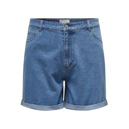 Only CARMAKOMA Shorts CARVEGA HW MOM SHORTS DNM GUABOX, blau