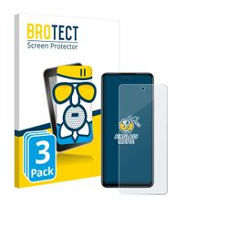 BROTECT Displayschutzglas Schutzglas für Itel S24, 3 Stück, Schutzfolie Display Schutz Glas Folie matt, weiß