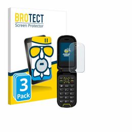 BROTECT Displayschutzglas Schutzglas für Hammer Bow LTE, 3 Stück, Schutzfolie Display Schutz Glas Folie matt, weiß