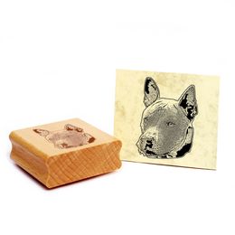 Dekolando Stempel Motivstempel Thai Ridgeback Stempel Hund Holzstempel 38 x 48 mm