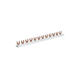 Hager Schalter Phasenschiene mit Gabelanschluss 10 mm², 1 polig, isoliert