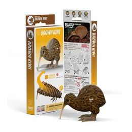 BrainBox Spiel EUGY - 3D Bastelset Brauner Kiwi