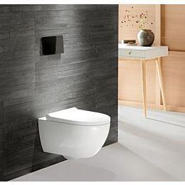 Geberit Acanto WC mit WC-Sitz 502774008 4,5 l,spülrandlos, TurboFlush, weiß KeraTect
