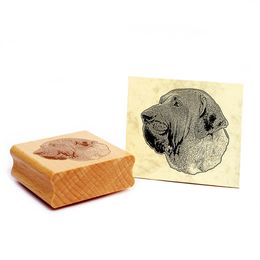 Dekolando Stempel Motivstempel Fila Brasileiro Stempel Hund Holzstempel 48 x 47 mm