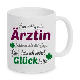 TASSENKING Tasse, Eine gute Ärztin... - Tasse - Kaffeebecher - Geschenk