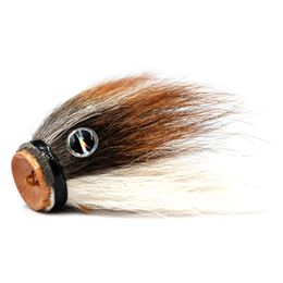 VMC Jighaken Mustache Shallow Screw-In Gewicht bleifrei 22g, (Packung, 1-St), Cappuccino