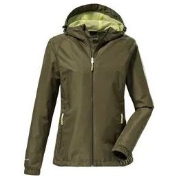 Regenjacke Killtec "KOS 15 WMN JCKT" Gr. 38, grün (olivgrün) Damen Jacken