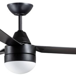 Beacon Deckenventilator mit Licht Megara schwarz 122cm leise