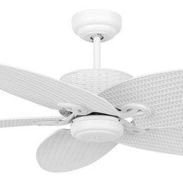 Beacon Deckenventilator Fijian II, weiß, Ø 132 cm, leise