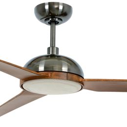 Beacon Deckenventilator mit Licht Unione, nickel/koa, leise