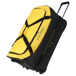 Travelite Basics Rollenreisetasche 70 cm erweiterbar 2 Rollen 98 l - Gelb