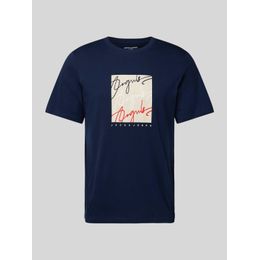 Jack & Jones T-Shirt mit Label-Print Modell 'JOSHUA'
