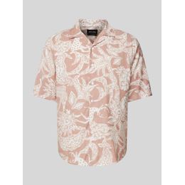 Only & Sons Relaxed Fit Freizeithemd mit Allover-Motiv-Print
