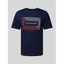 Jack & Jones T-Shirt mit Label-Print Modell 'CYRUS'
