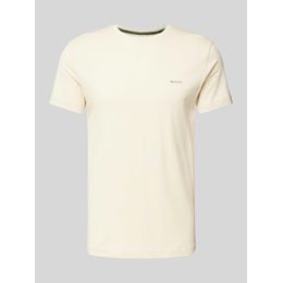 Gant T-Shirt mit Label-Stitching