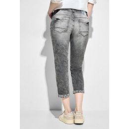 Cecil Slim-fit-Jeans in grauer Waschung, grau