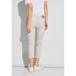 Street One Slim-fit-Jeans Middle Waist, beige