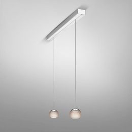 OLIGO BALINO LED Pendelleuchte mit Dimmer und Höhenverstellung, 2-flammig, 63-506-21-21+62-506-10-12+42-880-50-05/44#2,