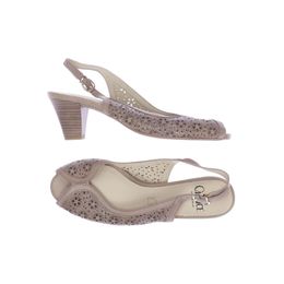 Caprice Damen Sandale, beige