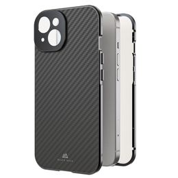 Blackrock Black Rock Cover "360° Glass" für Apple iPhone 14, Real Carbon