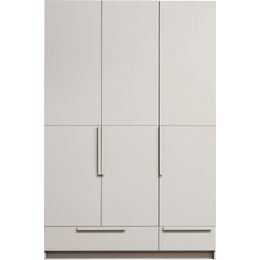 Kleiderschrank Woood "Pure - 3 Türen" Schränke Gr. B/H/T: 142 cm x 215 cm x 60 cm, 3 St., beige Kleiderschränke