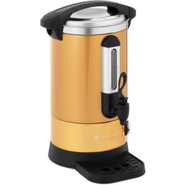 ROYAL CATERING - Kaffeemaschine Kaffeeautomat Filterkaffeemaschine 6 l Edelstahl Ausguss Gold