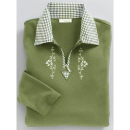 Trachtenshirt CLASSIC "Poloshirt" Gr. 38, grün (hellgrün) Damen Shirts Jersey