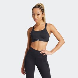 Sport-BH adidas Performance "TLRDIM LUXE HS" Gr. L, Cup A/B, schwarz (black a, b) Damen BHs Sport