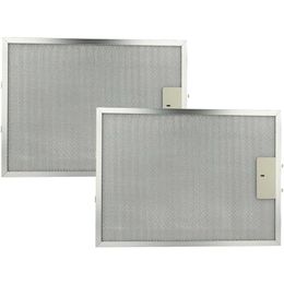 2x Filter Metallfettfilter kompatibel mit AEG/Electrolux du 4161-W 94212255200 Dunstabzugshaube - 38 x 28,3 x 0,9 cm, Metall - vhbw