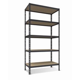Schwerlast-Steckregal 180 x 120 x 40 cm anthrazit